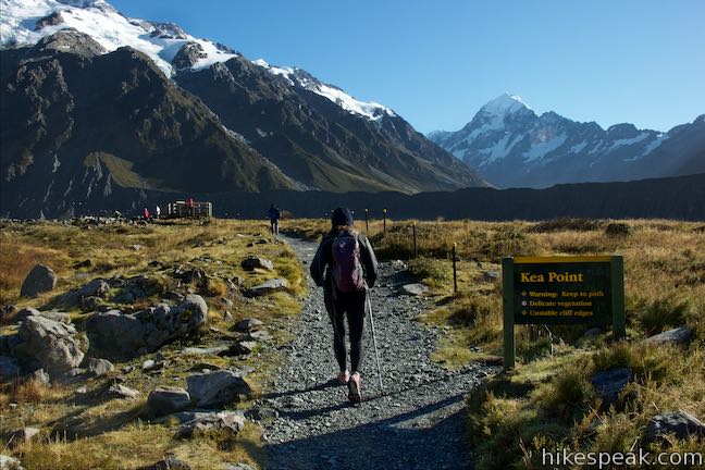 Kea Point in Aoraki Mount Cook National Park