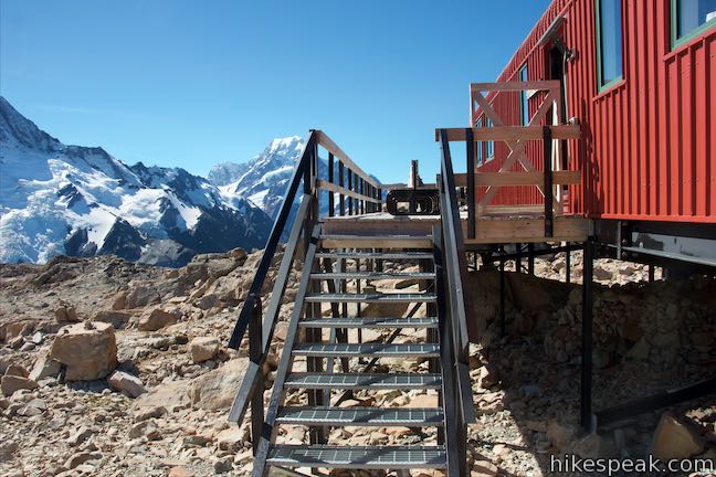 Mueller Hut in Aoraki Mount Cook National Park