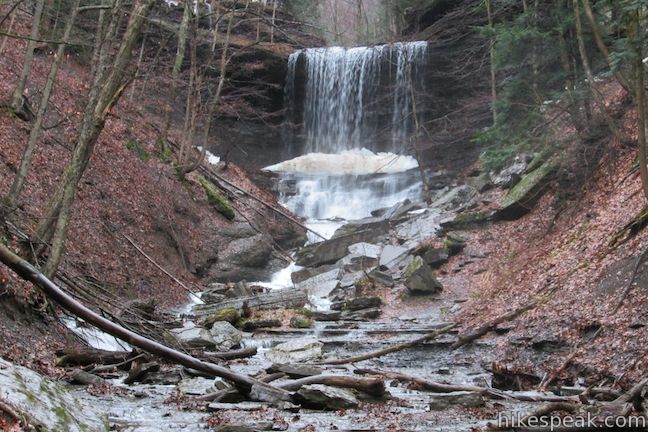 Tinker Falls Trail | Labrador Hollow Unique Area | New York | Hikespeak.com
