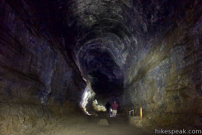Lava River Cave in Newberry National Volcanic Monument