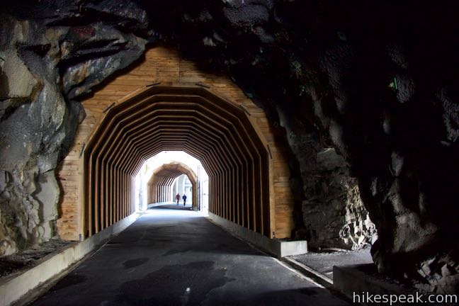 Mosier Twin Tunnels via Historic Columbia River Highway State Trail in ...