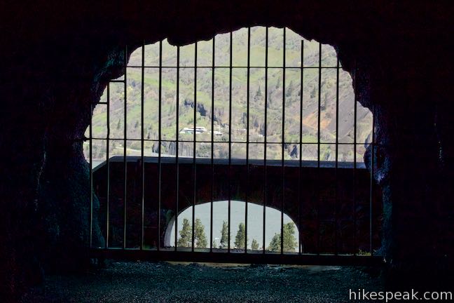 Mosier Twin Tunnels via Historic Columbia River Highway State Trail in ...