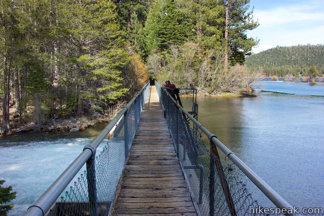 Moraine Trail to Fallen Leaf Lake in Lake Tahoe Basin National Forest Lands