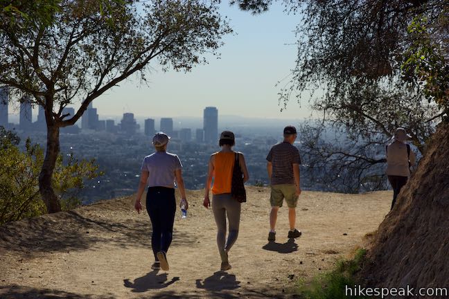 Griffith Observatory via East Observatory Trail in Griffith Park