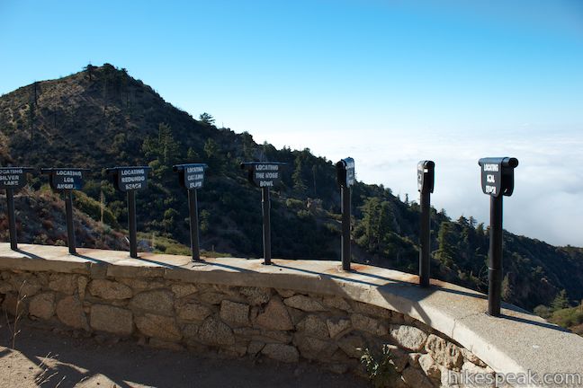 Mount Lowe Road to Inspiration Point and Mount Lowe Trail Camp in the ...