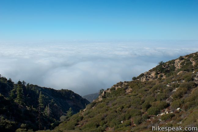 Mount Lowe Road to Inspiration Point and Mount Lowe Trail Camp in the ...