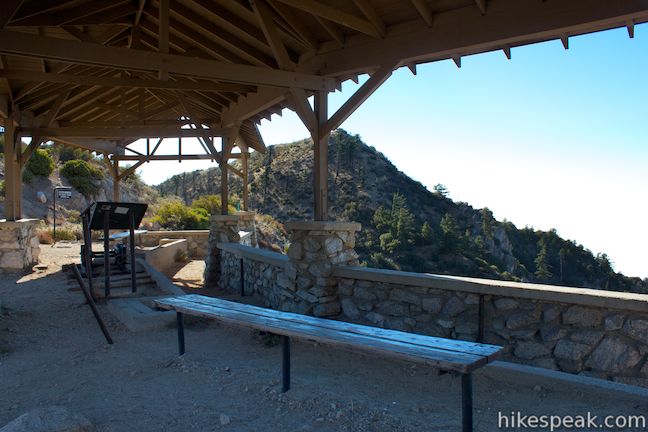 Mount Lowe Road to Inspiration Point and Mount Lowe Trail Camp in the ...