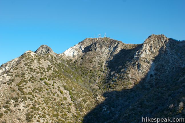 Mount Lowe Road to Inspiration Point and Mount Lowe Trail Camp in the ...